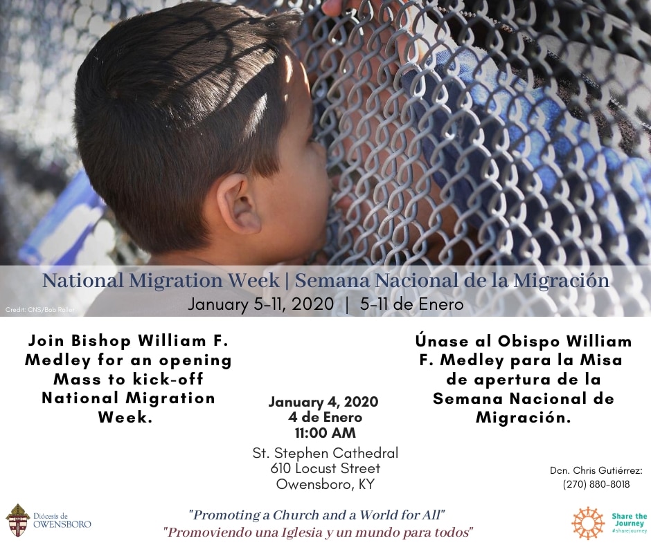 National Migration Week 2020 & Opening Mass FB Post – Diocese of Owensboro