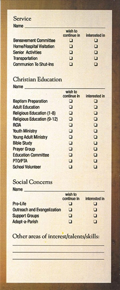 Stewardship Ministry Card Back – Diocese of Owensboro